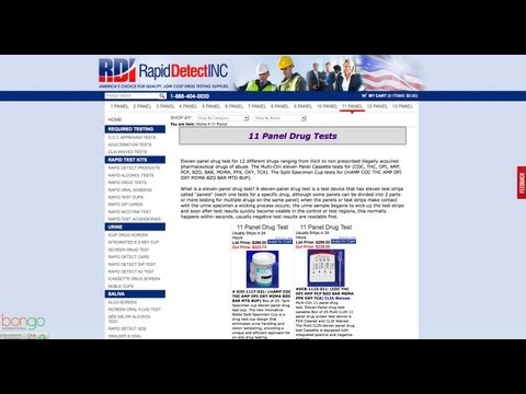 Rapid Detect's 11 Panel Drug Test