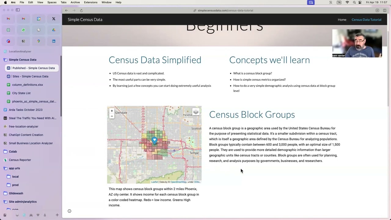 Easy Demographic Analysis with Simple Census Data - A Tutorial