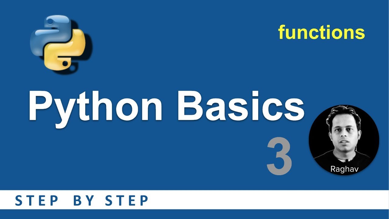 Python Beginners Tutorial | Python Functions | Basic Programming 3