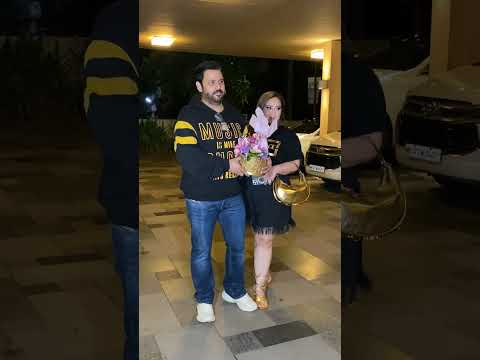 Producer Ajay Kapoor Spotted with Wife #shorts