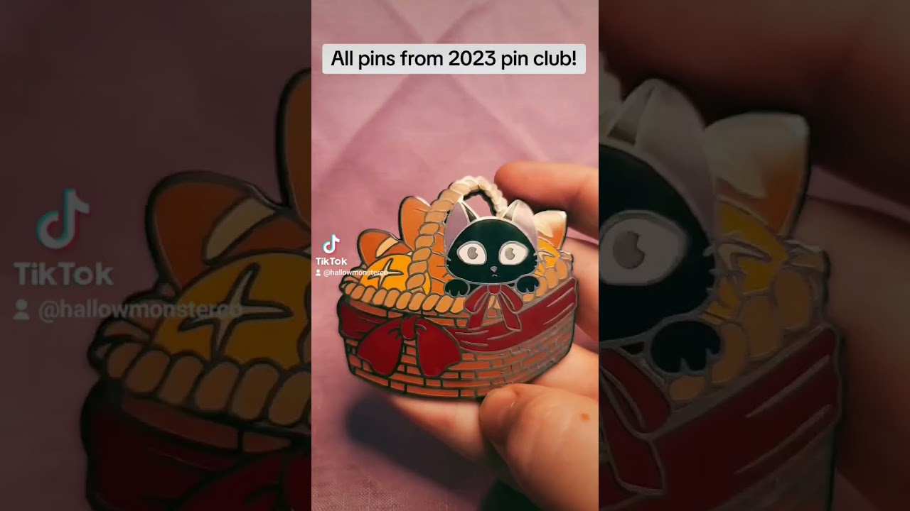 my 2023 pin club designs! #anime #chibi #enamelpins