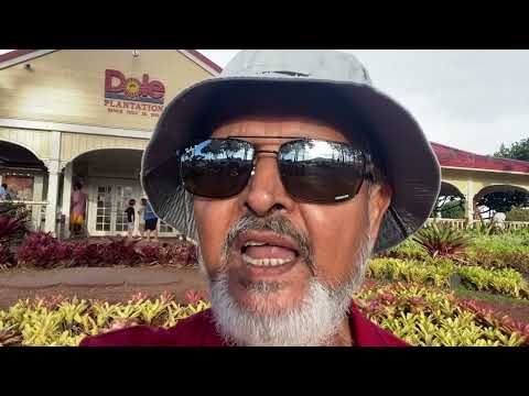 A visit to Dole Plantation, Kamehameha highway, Oahu, Hawaii and Pineapple Express train tour!