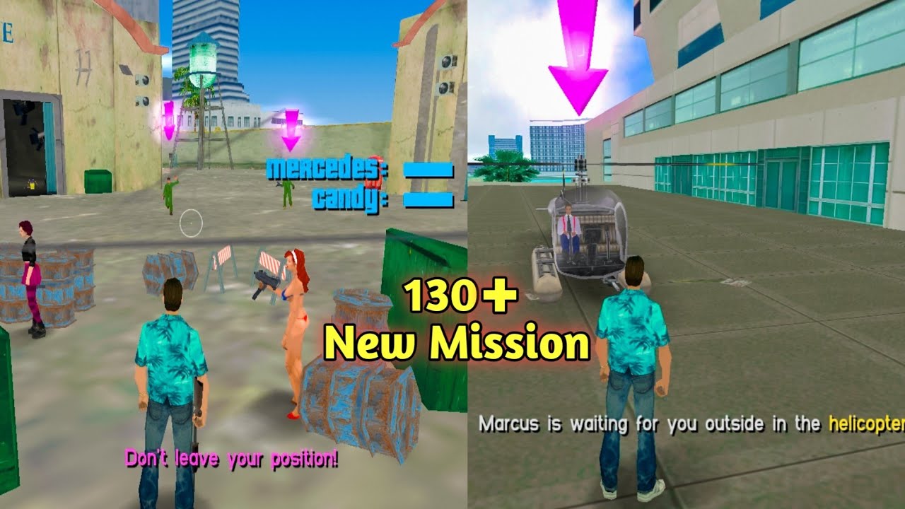 130+ New Mission (Big Mission Pack Mod reVC) 2 - GTA: Vice City