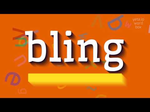 BLING - HOW TO PRONOUNCE IT? #bling