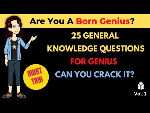 GK Quiz | 25 General Knowledge Questions | Mixed General Knowledge Quiz Part-1