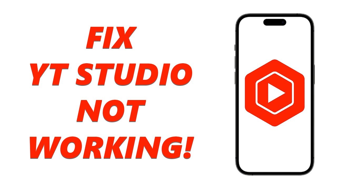 YouTube Studio App Not Working | Quick Fix