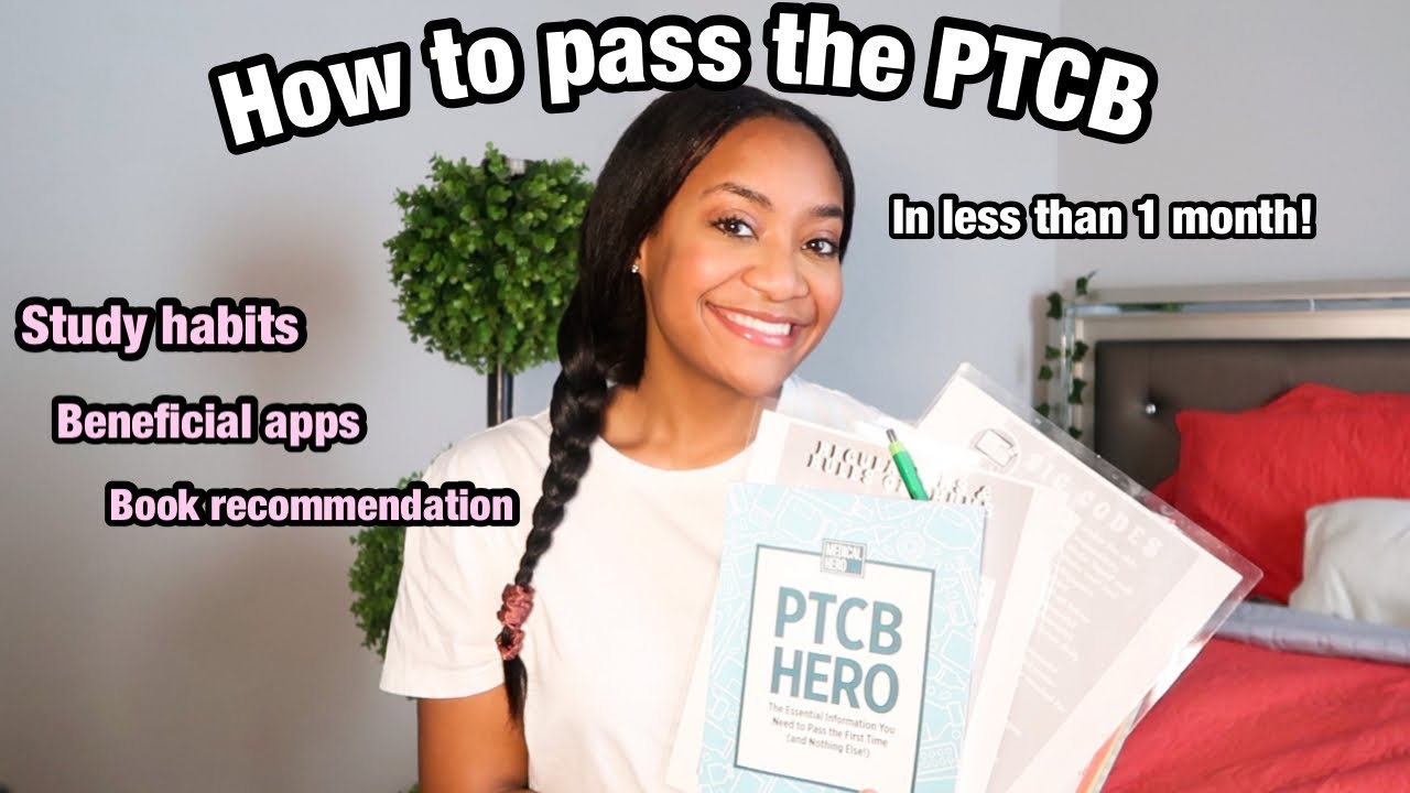 HOW TO PASS THE PTCB | in less than 1 month!