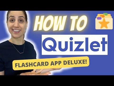 How to use Quizlet (review and tutorial of the flashcard app Quizlet)
