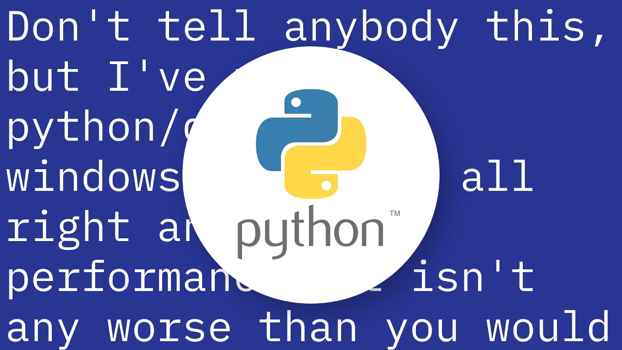 Running python on a Windows machine vs Linux