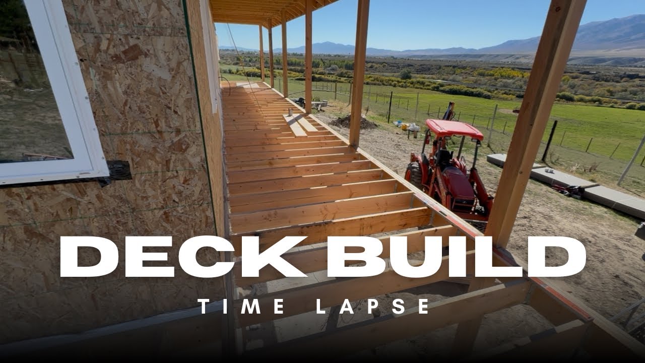 Deck Build Start to Finish Time Lapse
