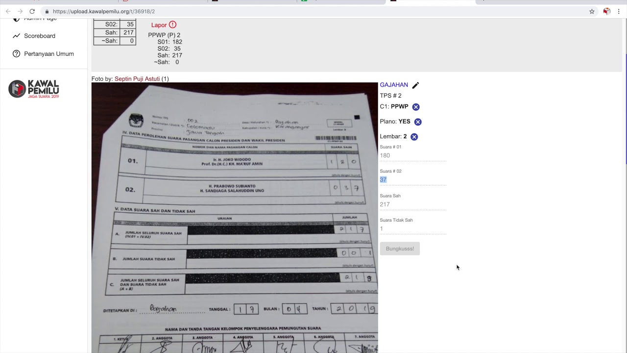 Bot supported verification