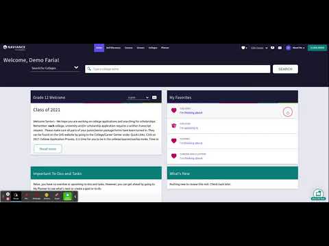 How to locate your GHS Student Brag Sheet on Naviance