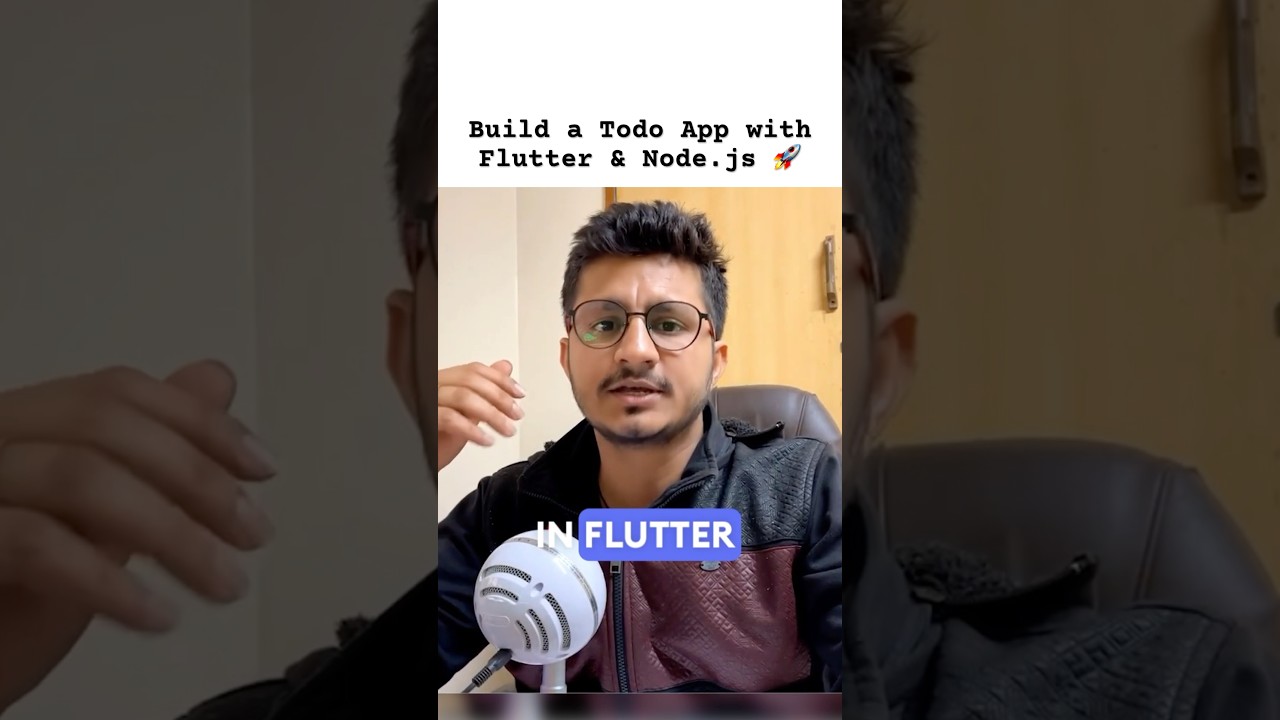 Build a Todo App with Flutter & Node.js 🚀 #flutter #nodejs #mongodb