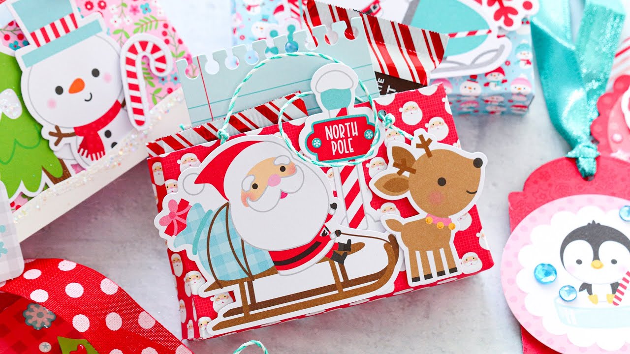 Doodlebug Christmas Tags, Treat Bags, and Gift Card Holders