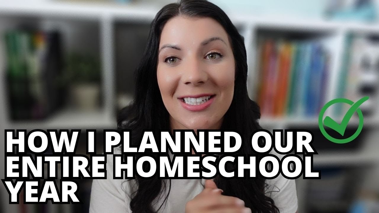 How I Planned Our Entire Homeschool Year! Online Homeschool Planner - SO EASY!