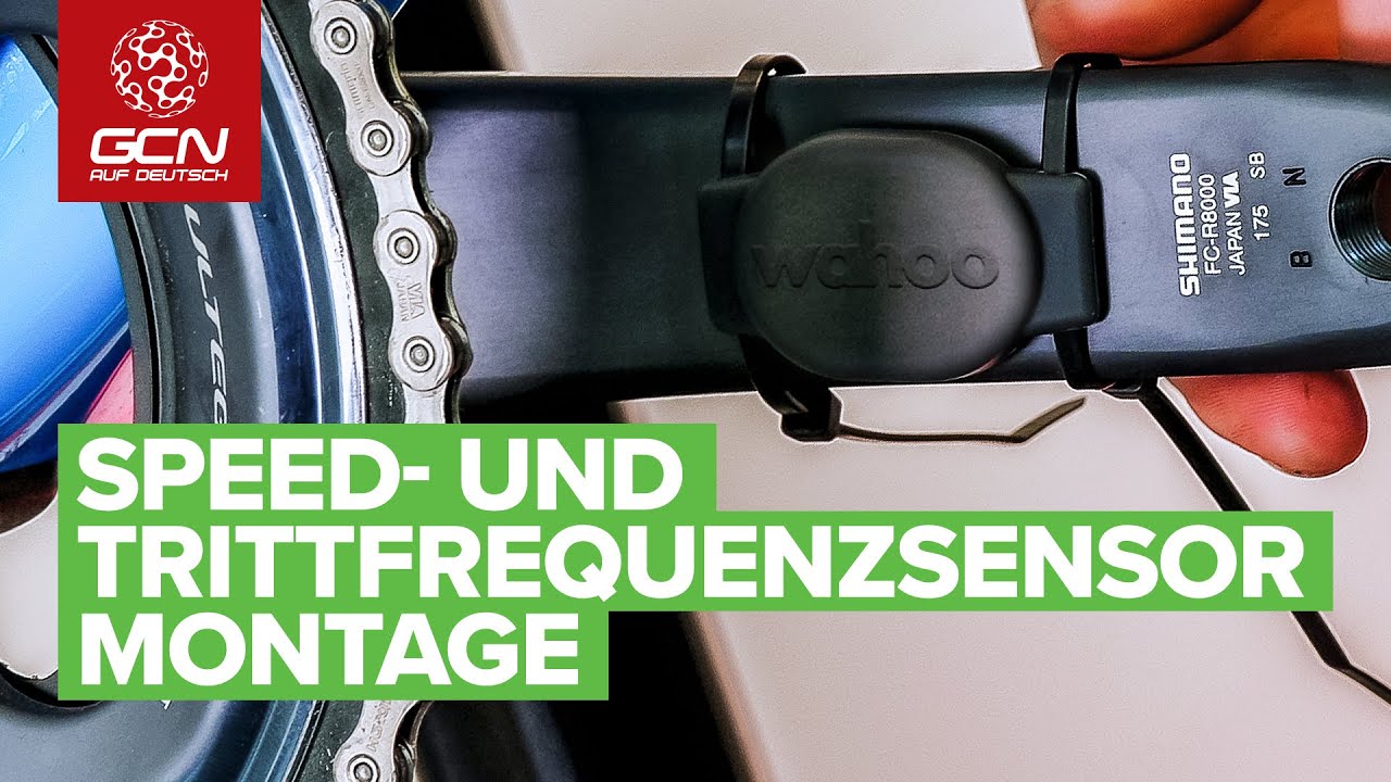 Wie man einen Geschwindigkeits- und Trittfrequenzsensor ans Rad montiert