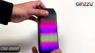 Характеристики Портативная колонка Ginzzu GM-899B, 6Вт, черный [00 ...