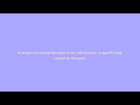 what is the meaning of claudication