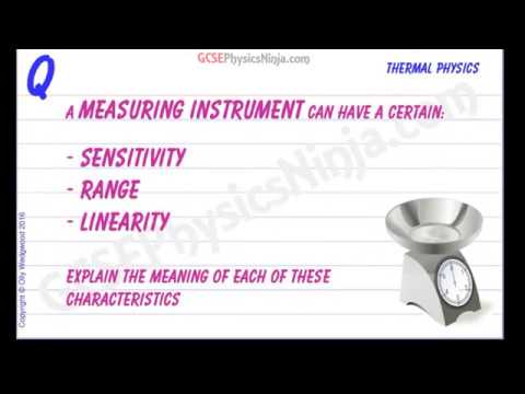 Measuring Instruments in Physics - Sensitivity, Range and Linearity
