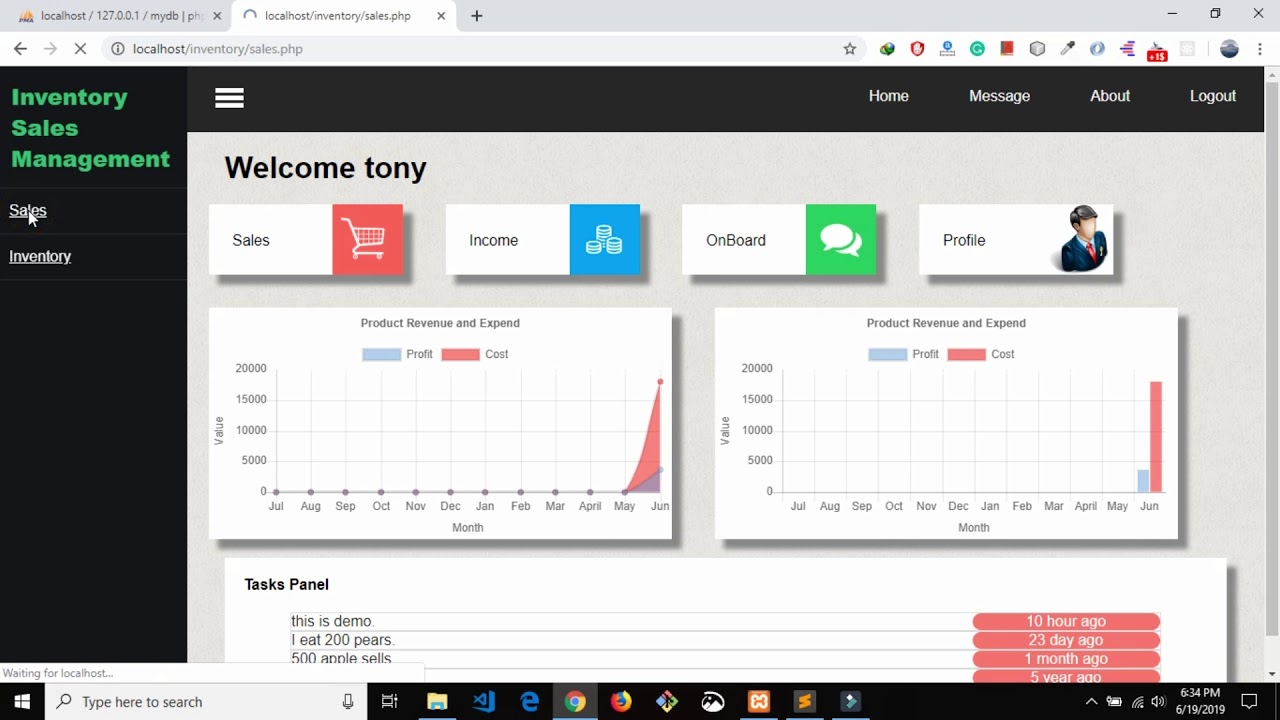 Stock Manager In PHP With Source Code | Source Code & Projects