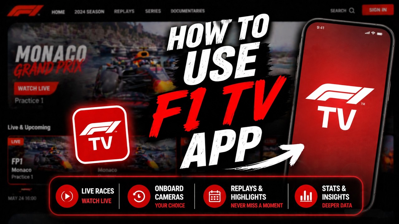 How To Use F1 TV App - Full Guide