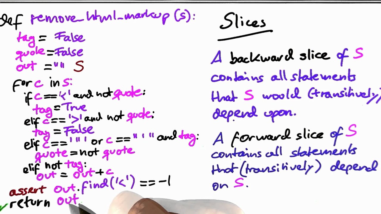 Forward Slice - Software Debugging