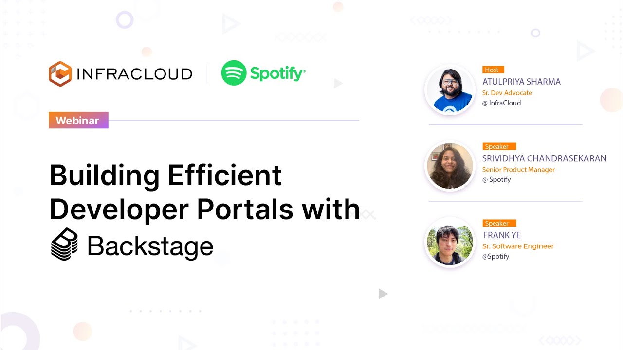 Building Efficient Developer Portals with Backstage - Platform Engineering webinar series