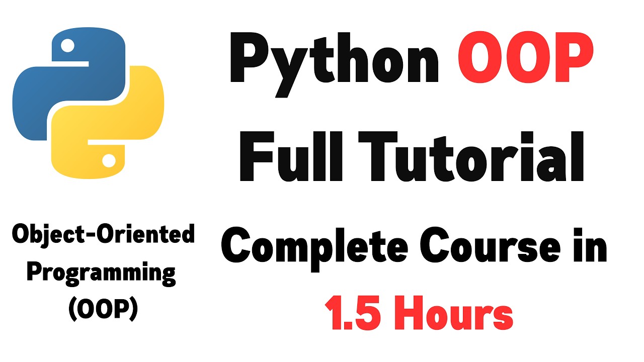 Python OOP Full Tutorial | Object-Oriented Programming (OOP) in Python with Real-World Examples