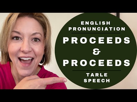 Learn to Pronounce PROCEEDS & PROCEEDS - American English Heteronym Pronunciation #learnenglish