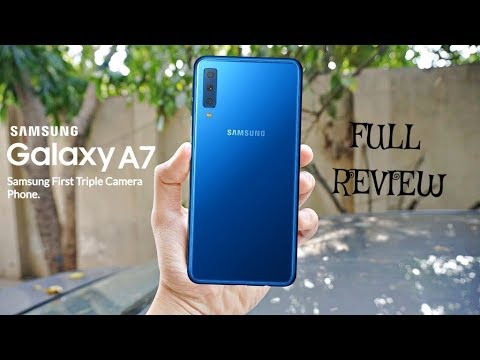 SAMSUNG GALAXY A7 (2018) Triple Camera | Side Fingerprint in Action