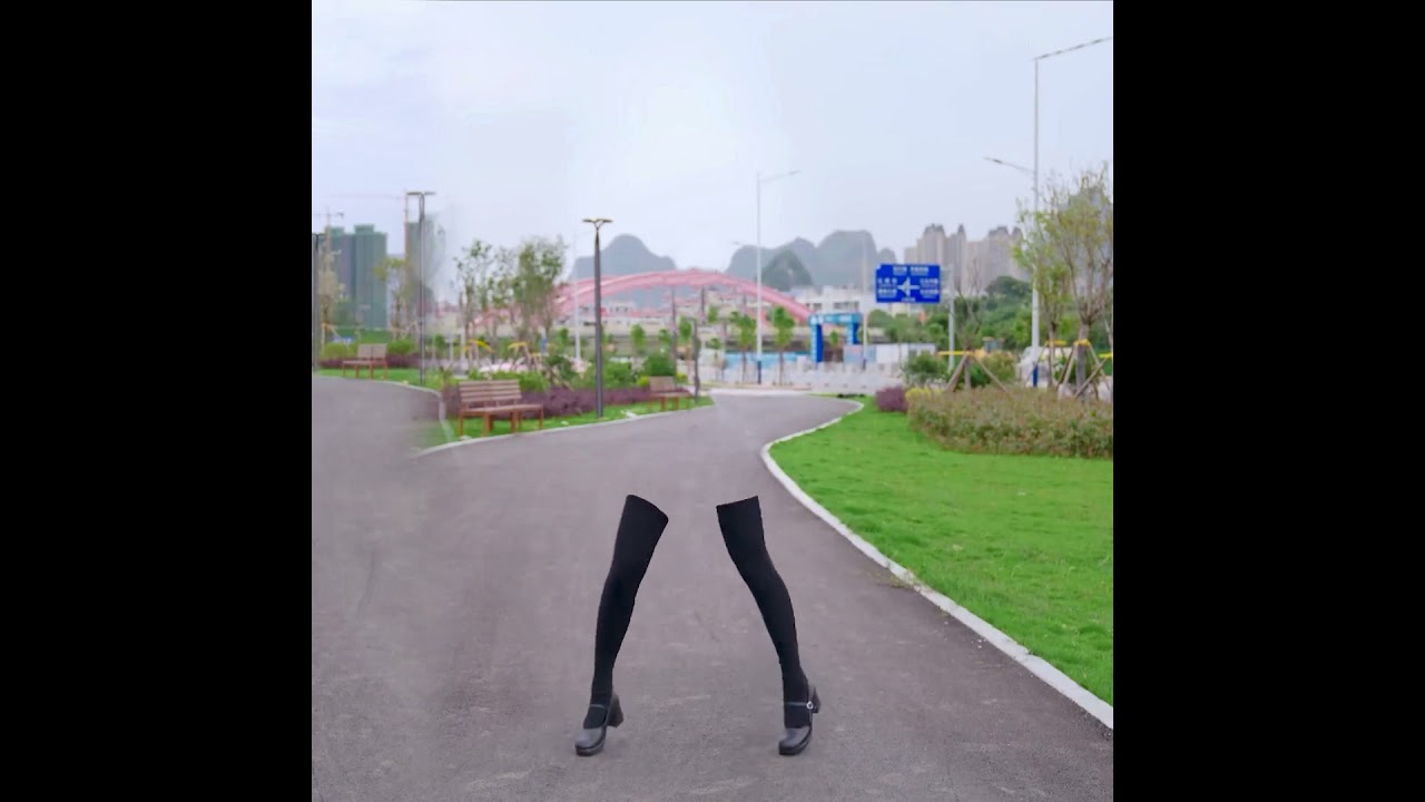 Dancing knee-high socks