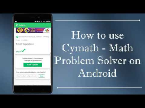 How To Use Cymath Math Problem Solver on Android