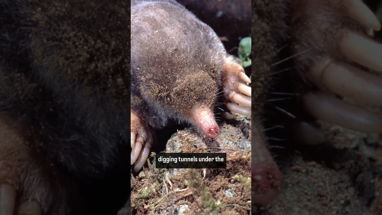 Let’s learn about this clever predator, the eastern mole. #shortsvideo #shortsfeed #shorts