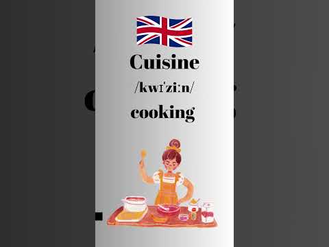 How to Pronounce Cuisine in English British Accent #learnenglish #learnenglishtogether