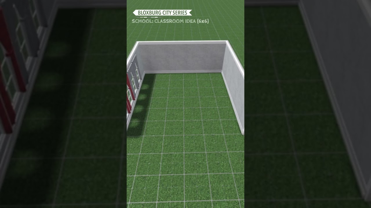 bloxburg classroom idea! (6x6)