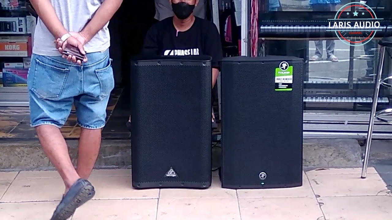BEHRINGER DR115 DSP VS MACKIE THUMP TH-15
