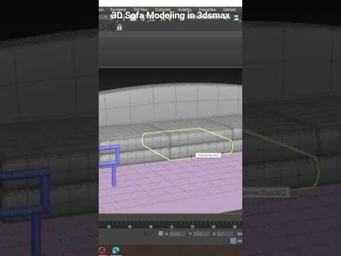 Create 3D Modeling Furniture in 3dsmax | How to Model it. #3d #3dsmax #interiordesign