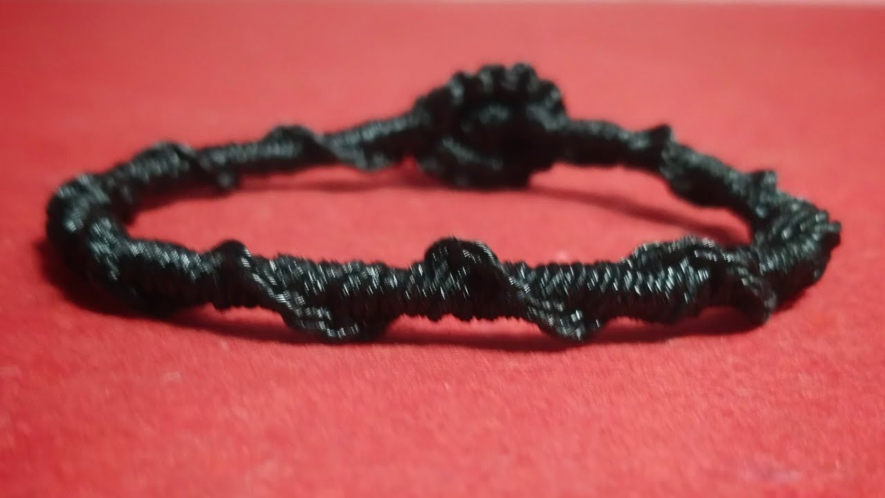 Ebony Threads: Handcrafted Elegance / DIY Bracelet