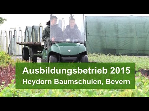 Gartenbau: Heydorn Baumschulen, Bevern, Ausbildungsbetrieb 2015