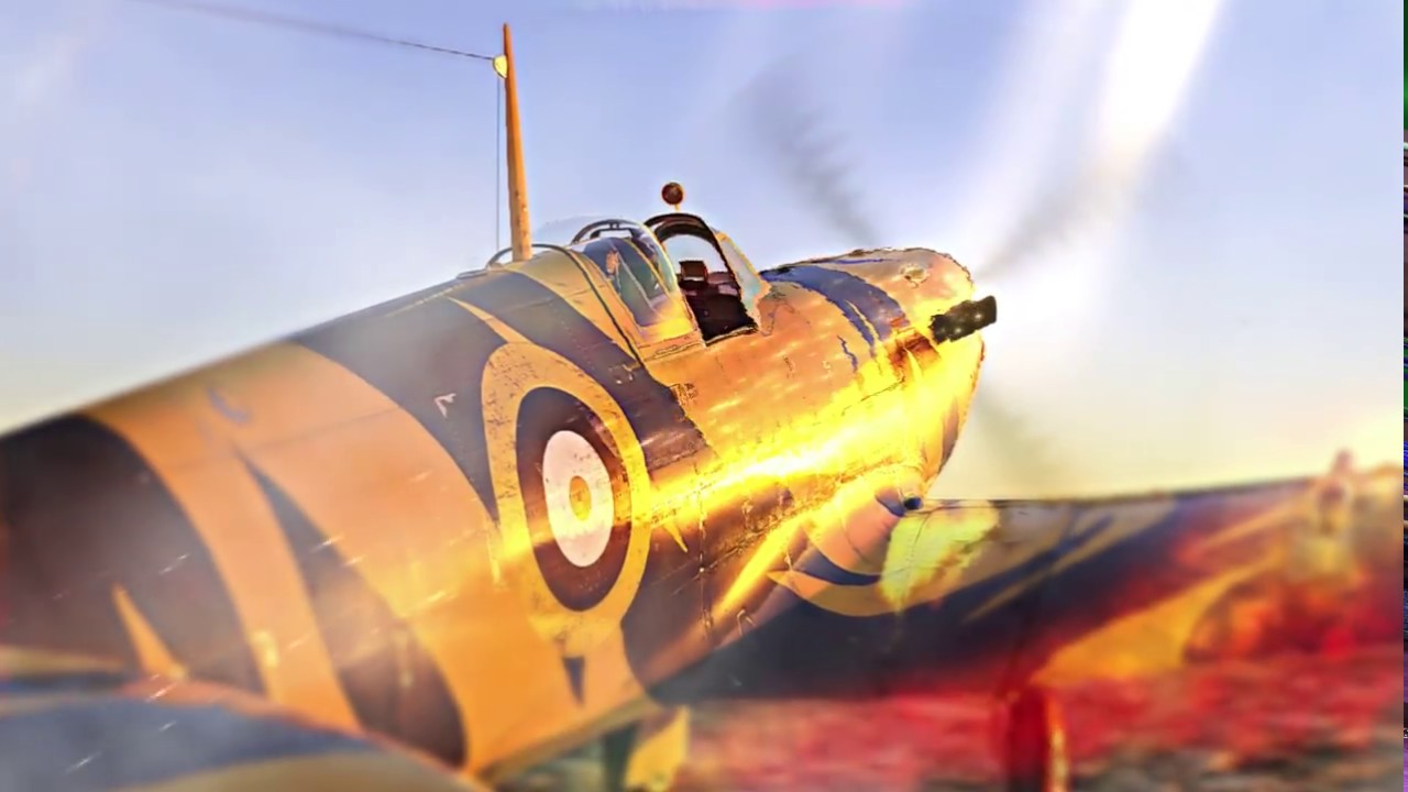 Blazing Spitfire - Wallpaper Engine