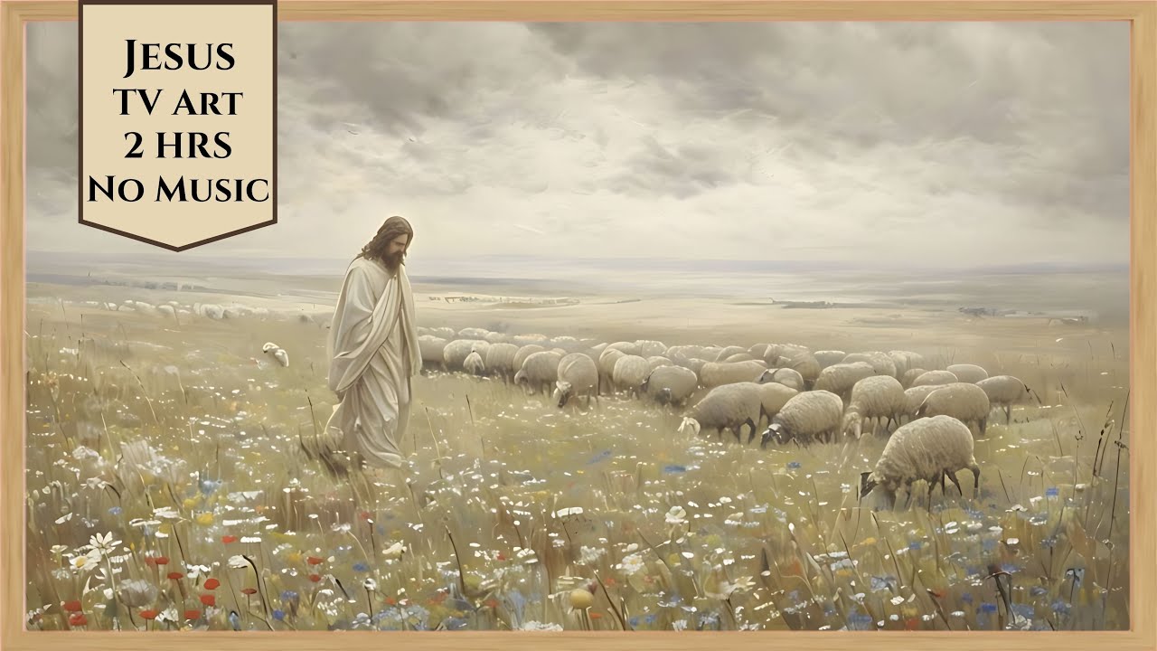 FREE Jesus Art for your TV - Christian Silent Screensaver - Wallpaper Religious Art