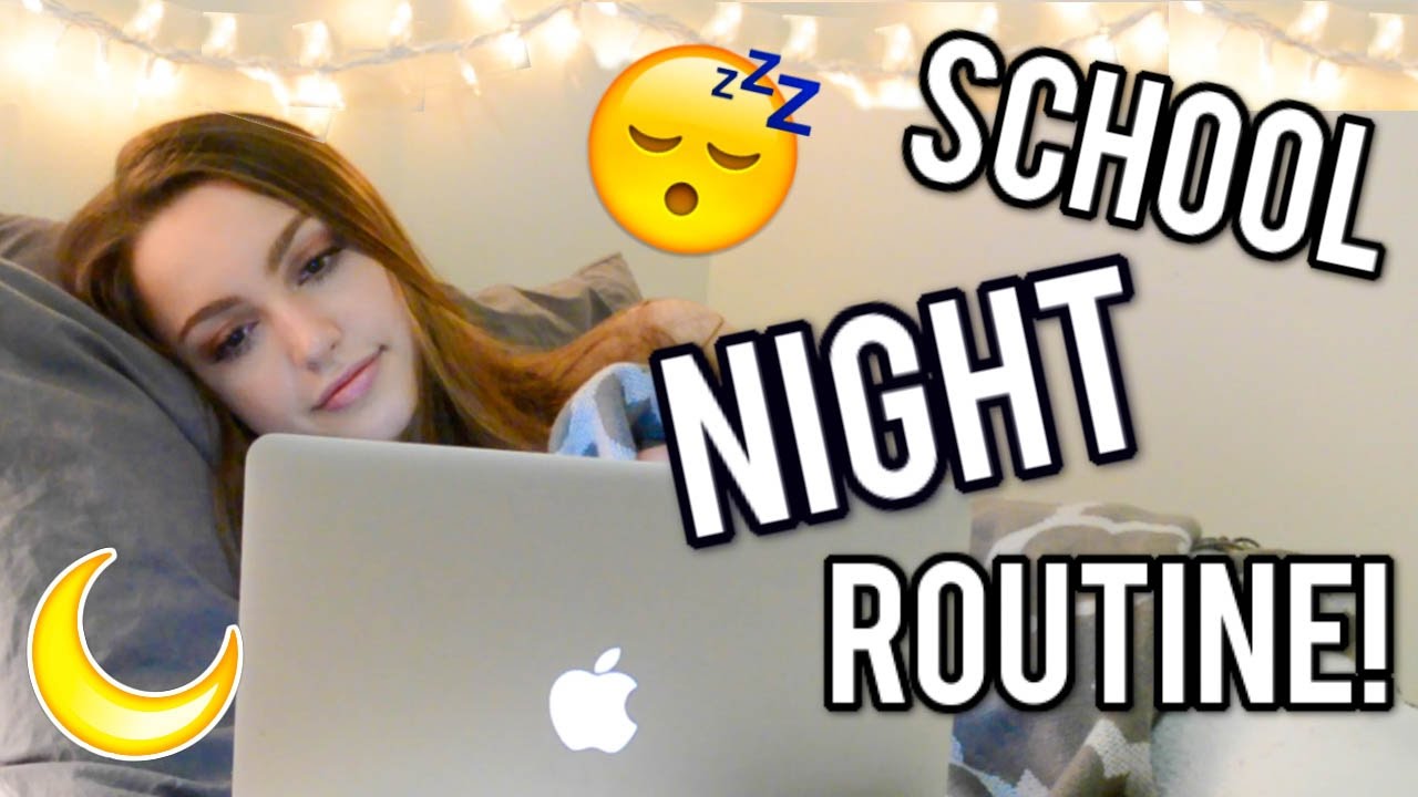 My School Night Routine 2017!