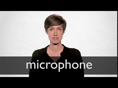French Translation of “MICROPHONE” | Collins English-French Dictionary