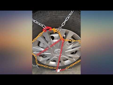 BaiYouDa Alloy Snow Chain Wear Resistant Tire Chain for Cars,SUVs,Minivans-Set of review