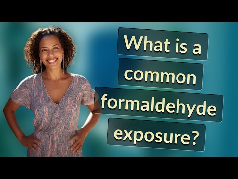 What is a common formaldehyde exposure?