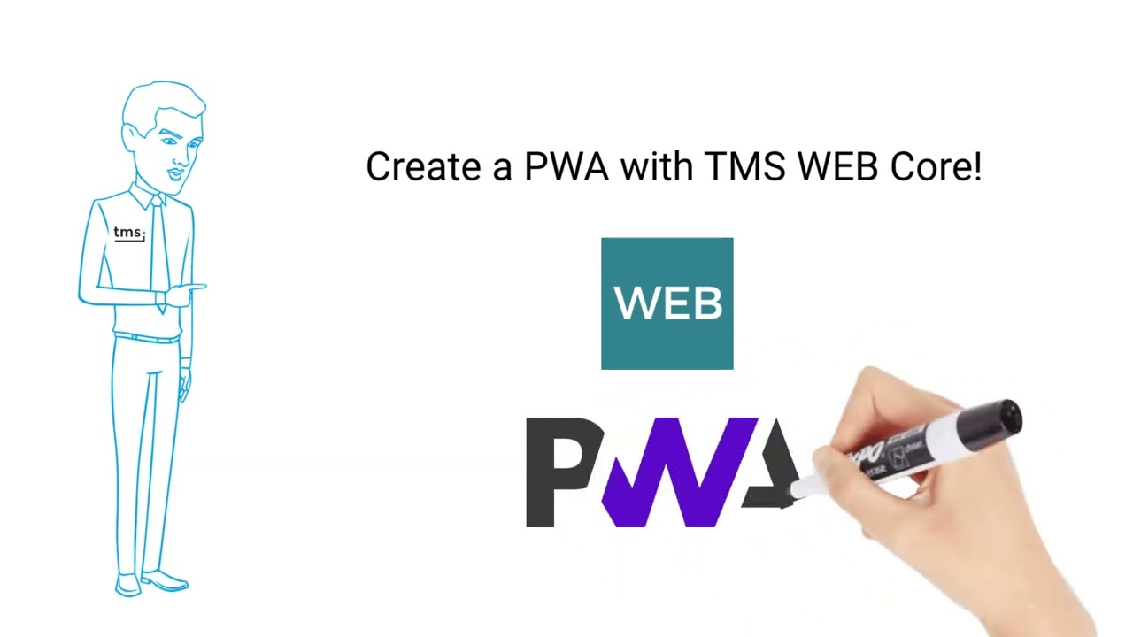 Create a PWA with TMS WEB Core!