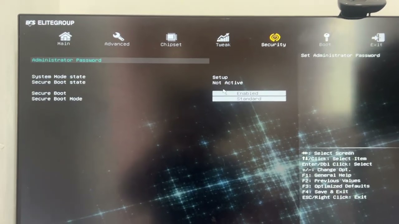 Windows 10 TPM 2.0 ECS Elitegroup bios