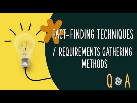 Fact-finding techniques Q & A | What is FACT-FINDING? | What does FACT-FINDING mean | Complete