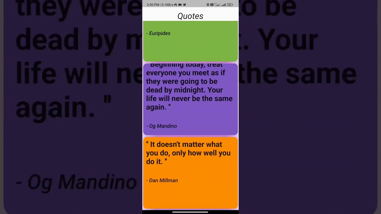 Daily Quotes App | GHW APIs | #mlh #flutter #app